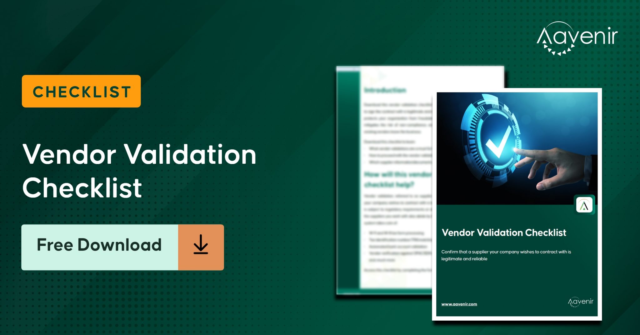 Vendor Validation | Aavenir