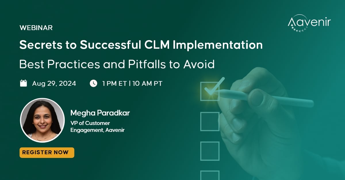 Secrets to Successful CLM Implementation: Best Practices and Pitfalls to Avoid | Aavenir